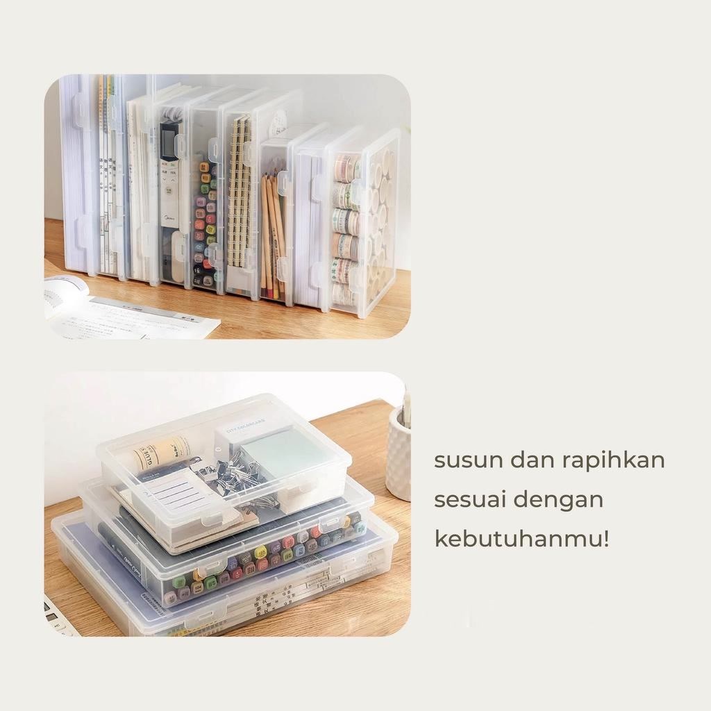 Jual Stationery Organizer Tempat Penyimpanan Alat Buku Tulis / Kotak ...
