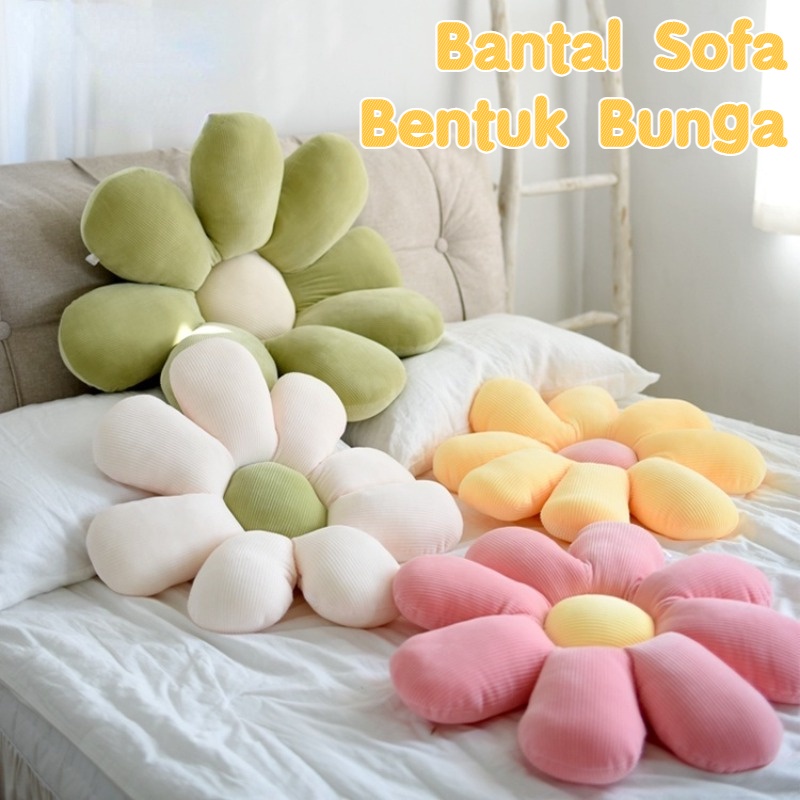 Jual Bantal Sofa Bentuk Bunga /Alas Alas Duduk Kursi Bunga / Bantal ...