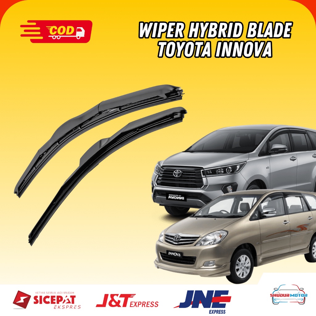 Jual Wiper Hybrid Blade Toyota Kijang Innova / All New Innova / Reborn ...