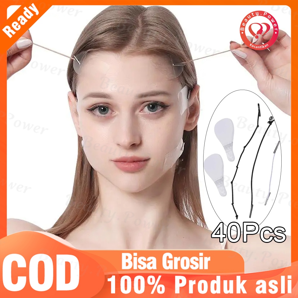 Jual Stiker Wajah anti kerut Invisible Instant Face Lift Tape Penirus ...