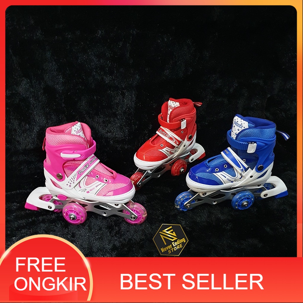 Jual BEST SELLER Sepatu Roda Anak Model Bajaj Roda Tiga Cocok Untuk ...