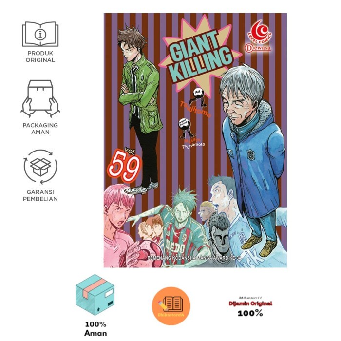 Jual Level Comic Giant Killing 59 (Tsujitomo, Masaya Tsunamoto) | Shopee Indonesia