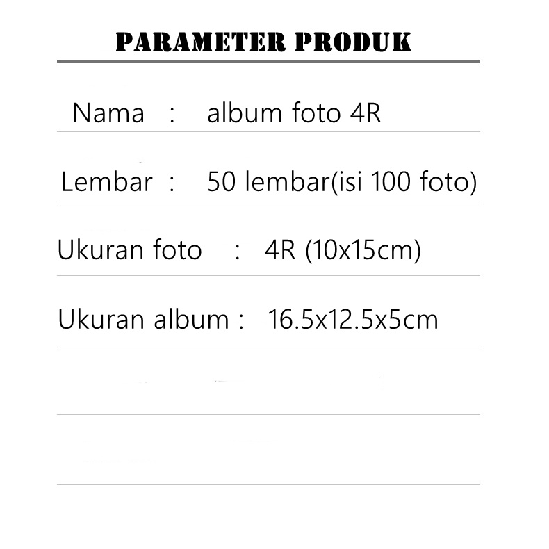 Jual Album Foto 4R CLASSIC Motif (4x6 Inch) 100 foto/Starlight Album Foto Keluarga 4R | Shopee ...