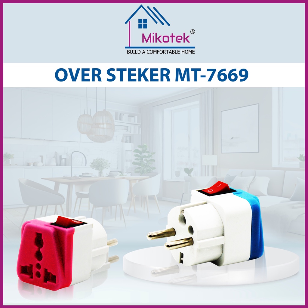 Jual MIKOTEK Over Steker Saklar On/Off Stop Kontak Switch | Shopee ...