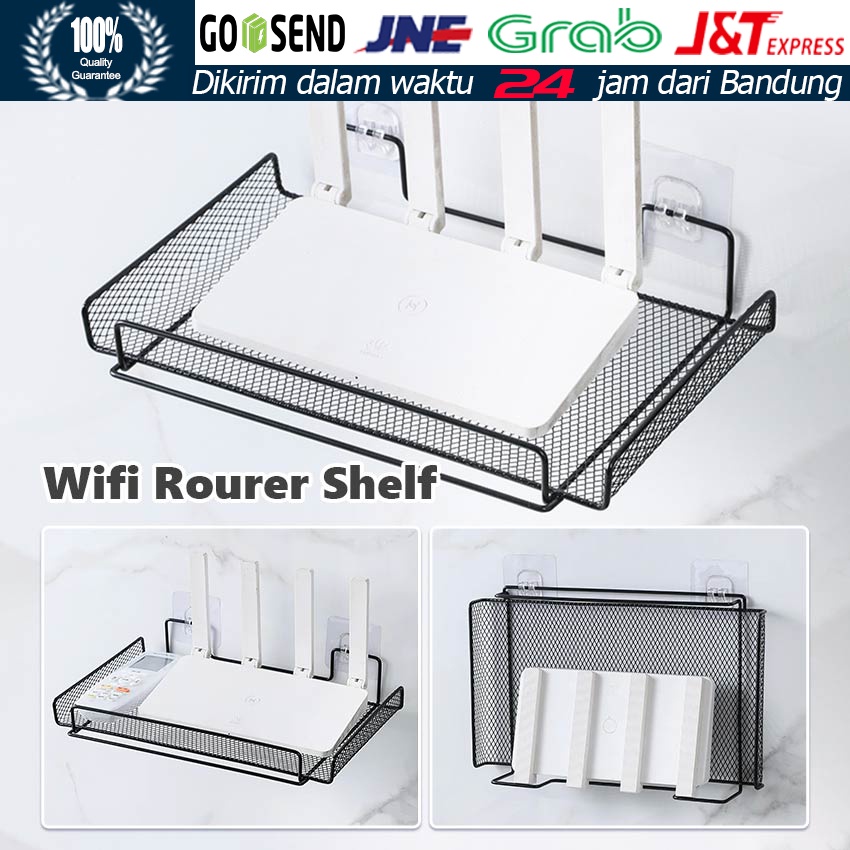 Jual Rak Dinding Desktop Storage Wifi / Gantung Rak TV Minimalis Router ...