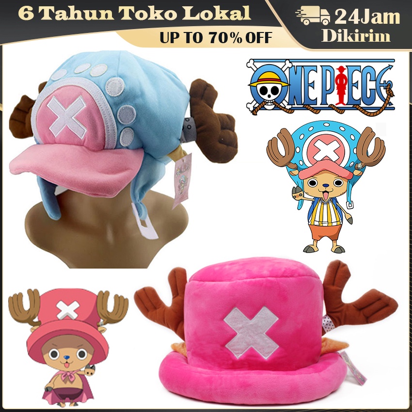 Jual Topi Anime One Piece Tony / Tony Chopper New World Biru Cosplay ...