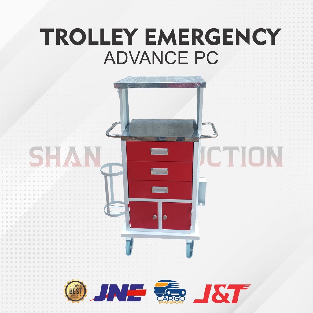Jual Troli Emergency - Emergency Trolley Advance Pc - MEDICAL SHAN ...