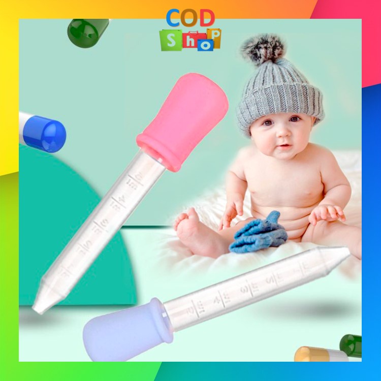 Jual COD - 6071 Pipet Tetes Obat Bayi 5 Ml / Feeder Dropper Ukuran 5 Ml ...