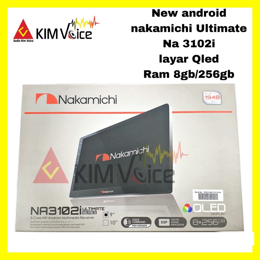 Jual Head Unit Android Nakamichi Ultimate NA3102i Layar Qled RAM 8GB/256GB | Shopee Indonesia