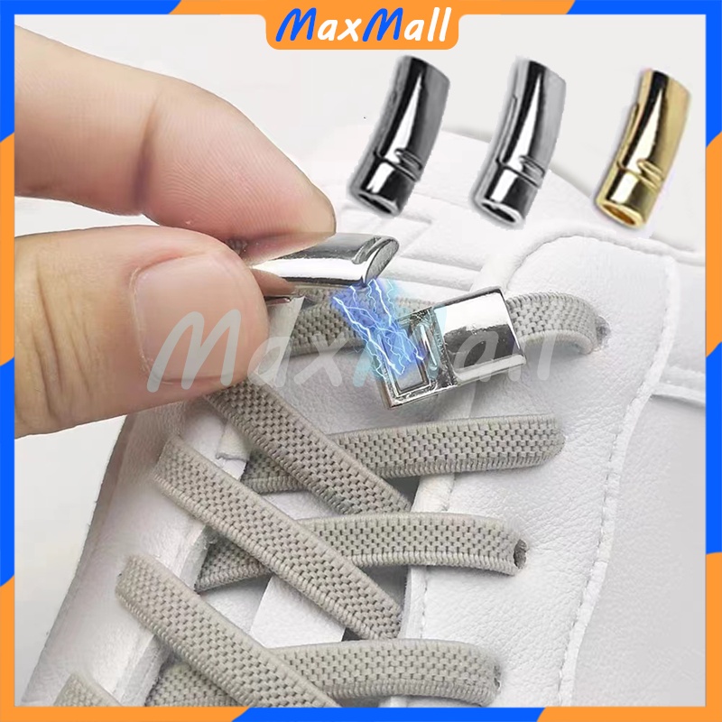 Jual 2 Pcs / 1 Set Tali Sepatu Magnet Simple Tali Sepatu Elastis Tanpa ...