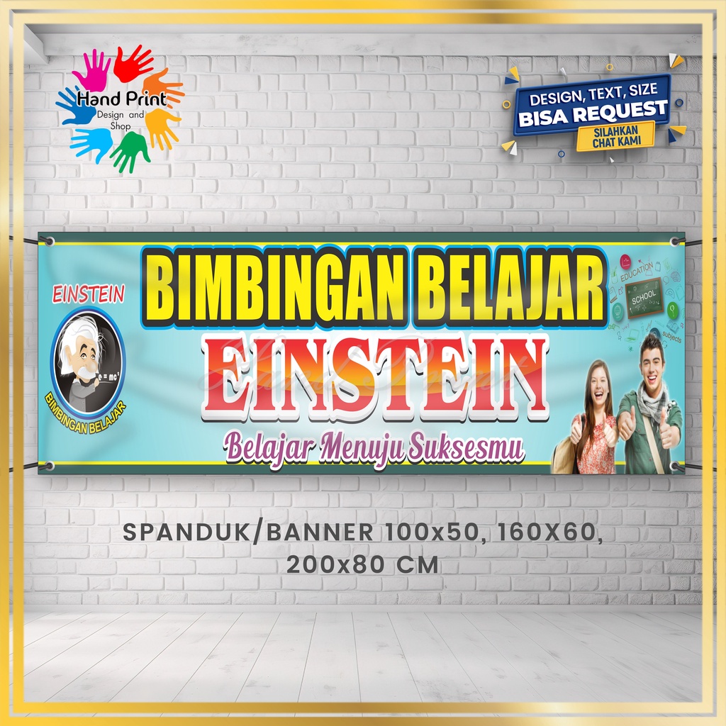 Jual Cetak Spanduk Banner MMT Kursus Bimbel Jasa Setrika Laundry Pom ...