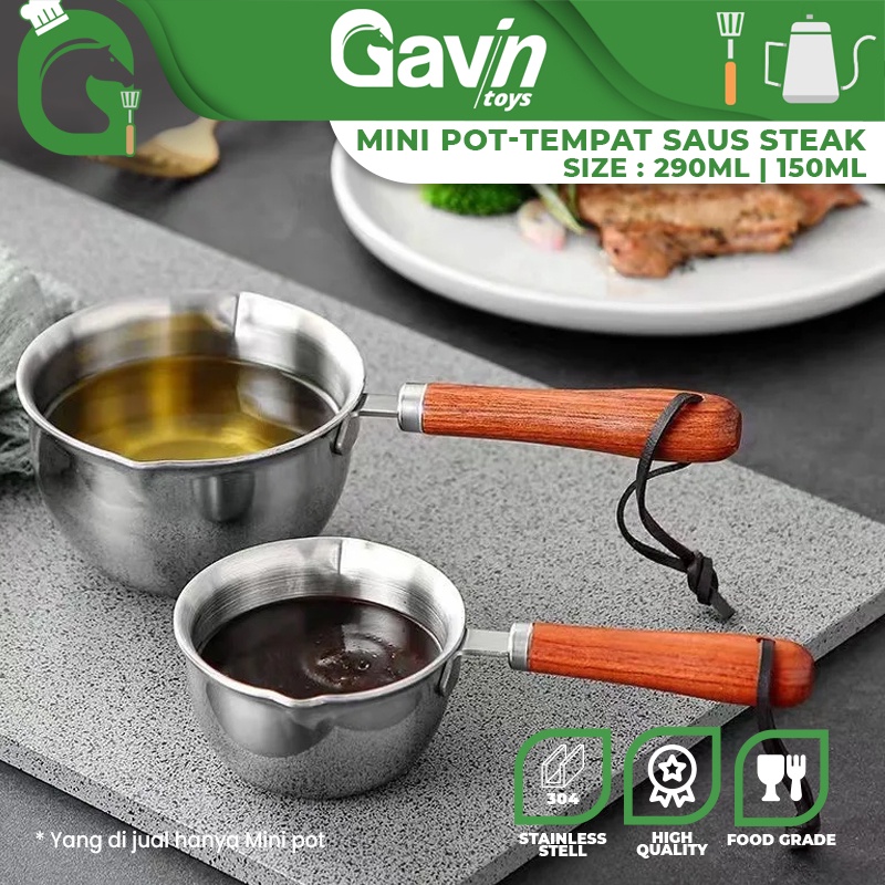 Jual Panci Mini Stainless - Panci Saus Steak - Sauce Pan - Panci Minyak ...