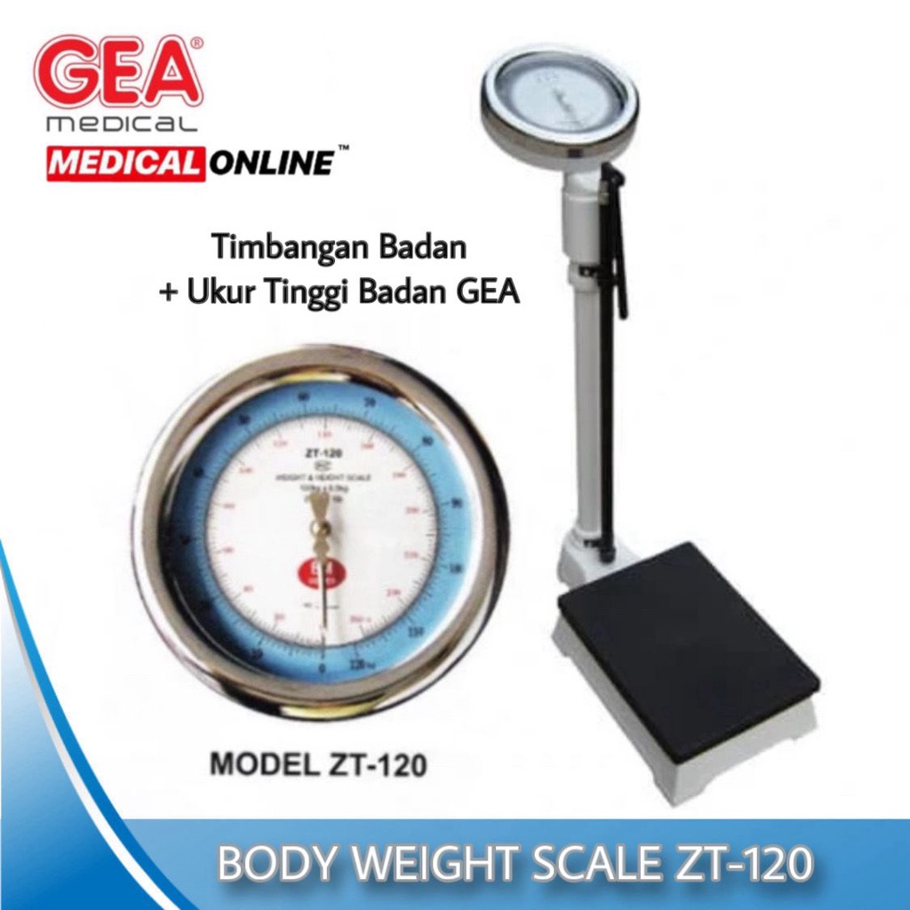 Jual TIMBANGAN ZT-120 GEA + STATURE METER PENGUKUR TINGGI BADAN MEDICAL ...