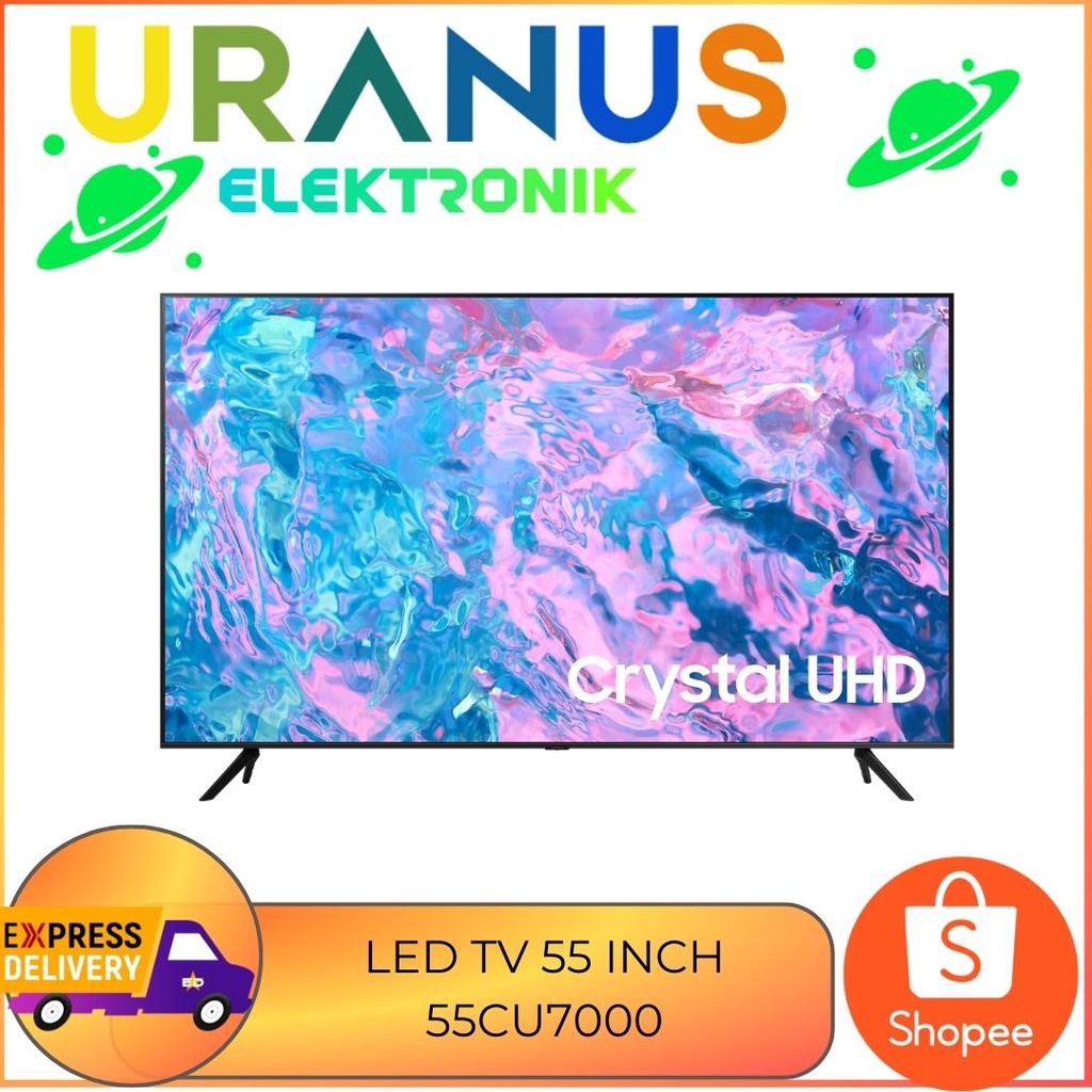 Jual SAMSUNG 55CU7000 SMART TV 55 Inch TV LED CRYSTAL PROCESSOR 4K UHD | Shopee Indonesia
