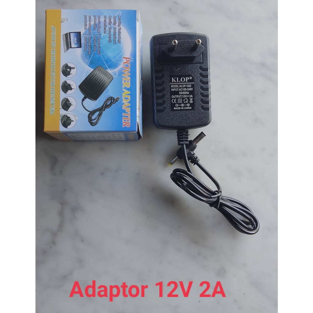 Jual ADAPTOR 2A 2 AMPER 12V 12 VOLT KLOP ASLI ORIGINAL KUALITAS BAGUS ...