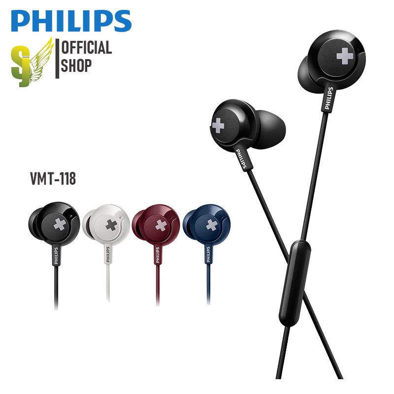 Jual SEJAHTERA SELALU - Handsfree PHILIPS VMT-118 / Earphone Heasdset ...
