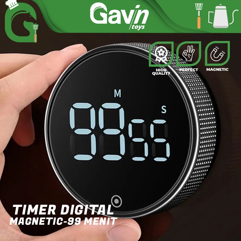 Jual Timer Dapur Digital - Timer Masak LED Magnet - Study Timer ...