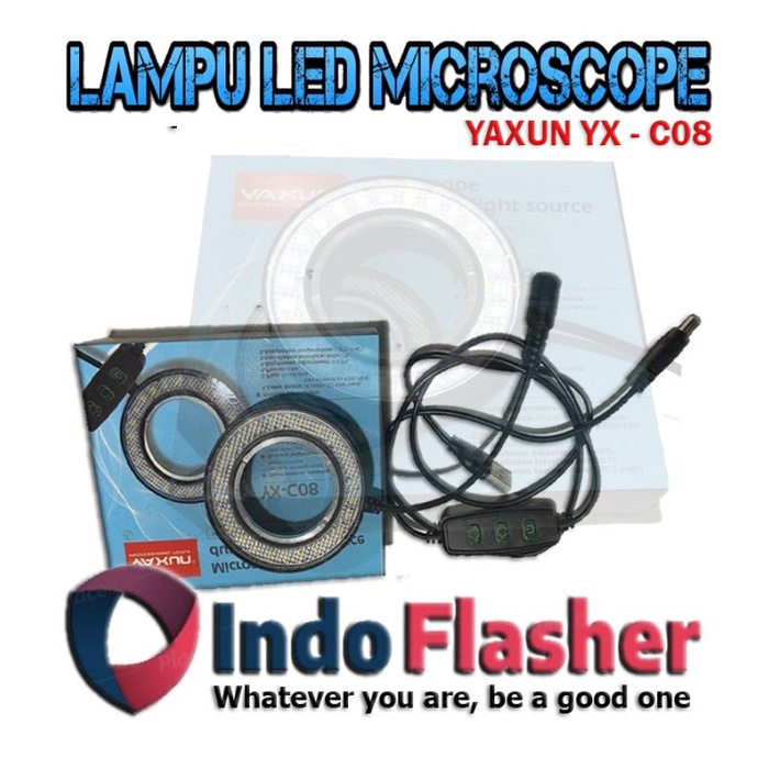 Jual Yaxun YX-C08 Lampu Mikroskop Gsm Source Mode Ring USB Power | Shopee Indonesia