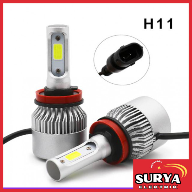 Jual Lampu Mobil LED COB TAFFLED Headlight 8000LM H11 / H9 / H8 S2 Chip ...