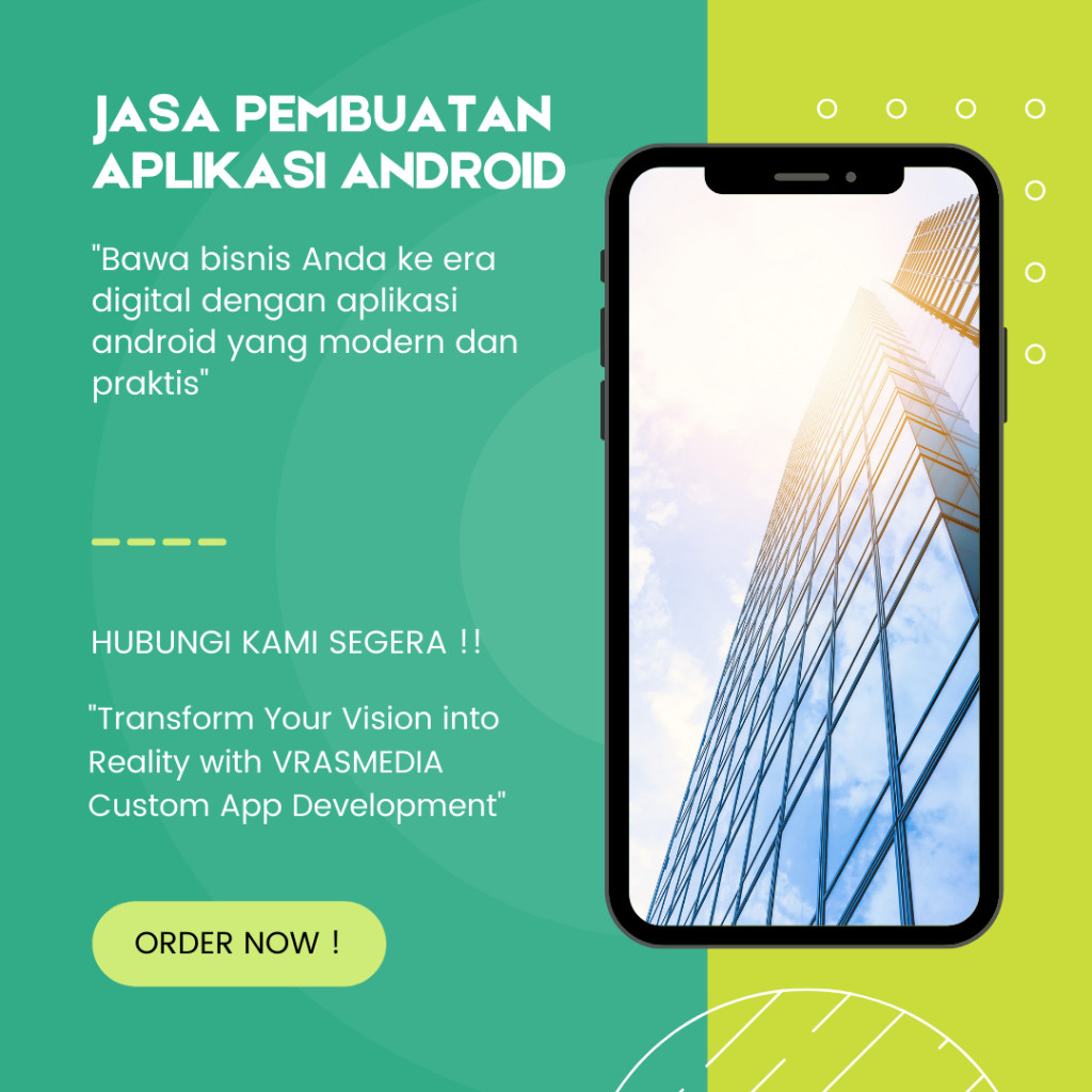 Jual JASA PEMBUATAN APLIKASI ANDROID, SISTEM INFORMASI, SISTEM GUDANG, CRM, WMS, TOKO ONLINE ...