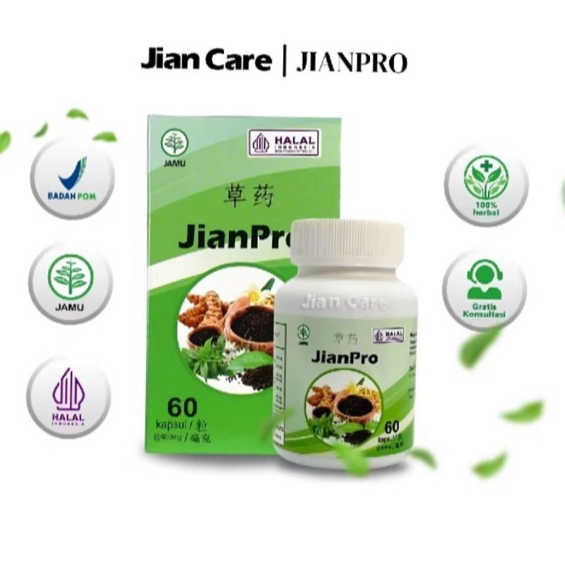 Jual JIAN CARE JIANPRO Asli Obat Asam Urat Reumatik Syaraf Kejepit ...