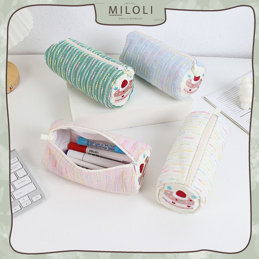 Jual [MILOLI] Kotak Pensil CUTE STRAWBERRY CAKE Pencil Case Pencil Bag ...