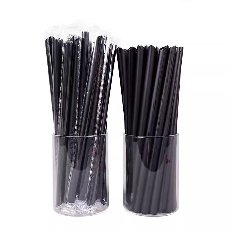 Jual [100pcs]Sedotan Steril Tebal Hitam Black Transparan Benning 12mm x ...