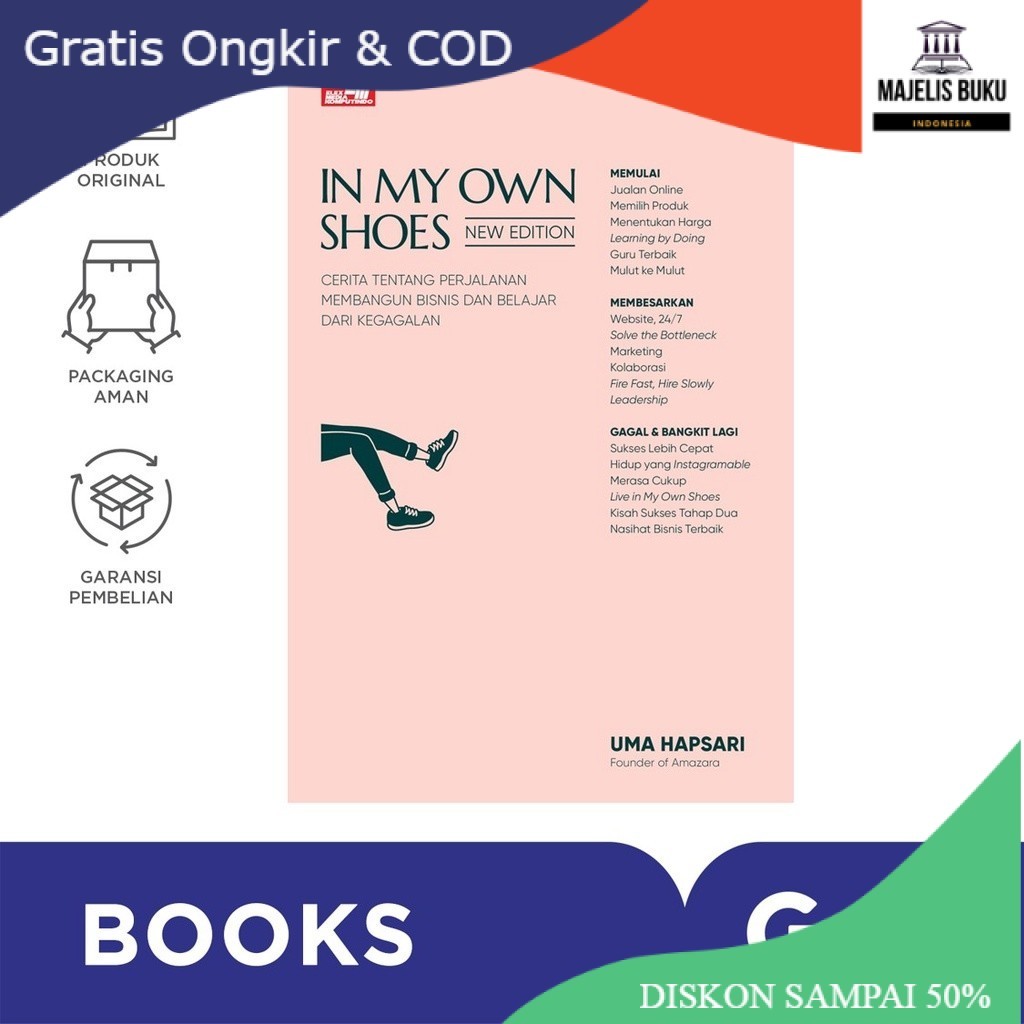 Jual In My Own Shoes - New Edition (Uma Hapsari) | Shopee Indonesia