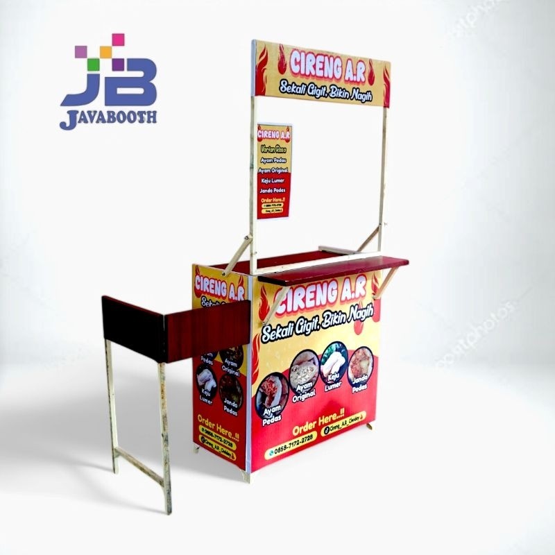 Jual Booth Portable Kayu 100x40cm Model Full Lipat JB LV | Shopee Indonesia