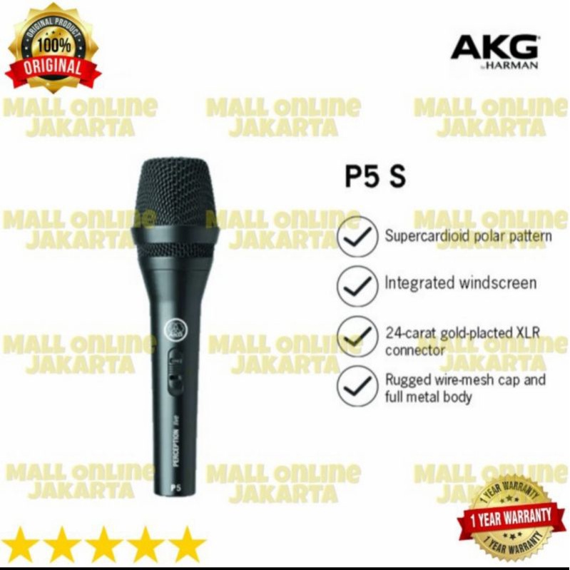 Jual Mic Akg P5s Original Mic kabel P5 microphone cable harman p 5s | Shopee Indonesia