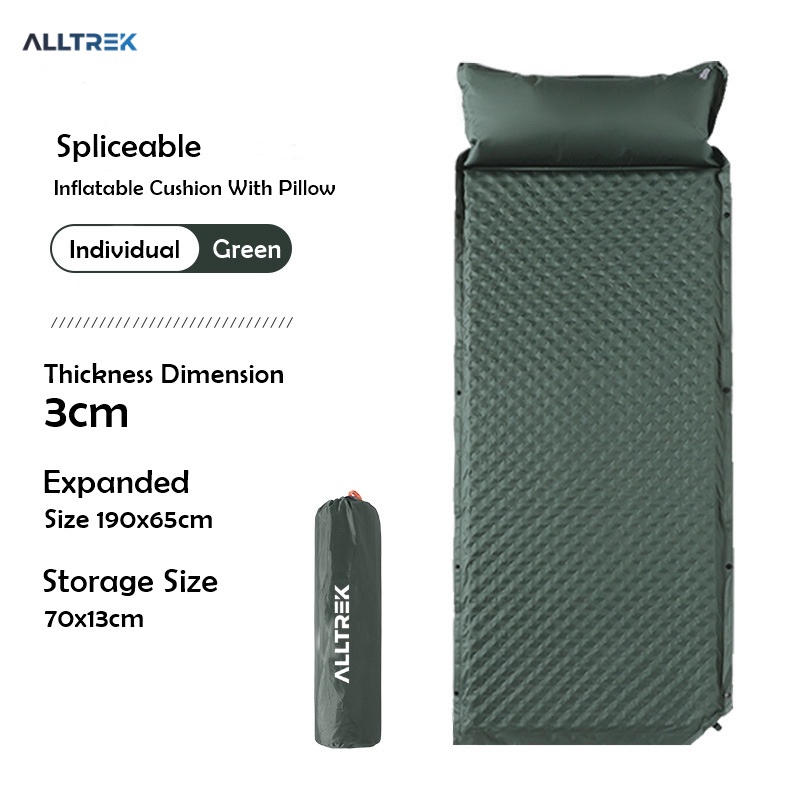 Jual ALLTREK Matras Tidur Angin Camping Outdoor Sleeping Pad | Shopee ...
