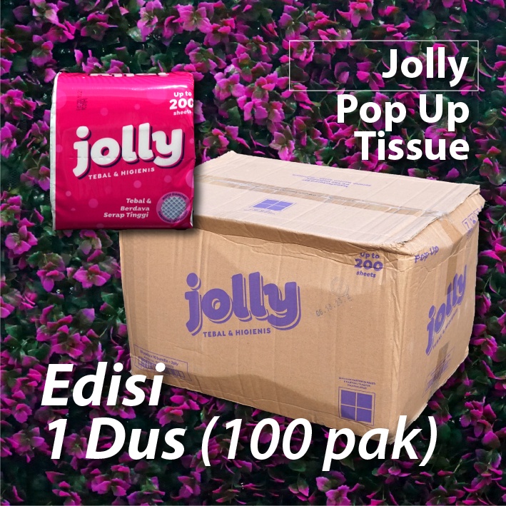 Jual Edisi 1 dus - Tissue Pop Up Jolly - up to 200 sheets - 2 ply ...