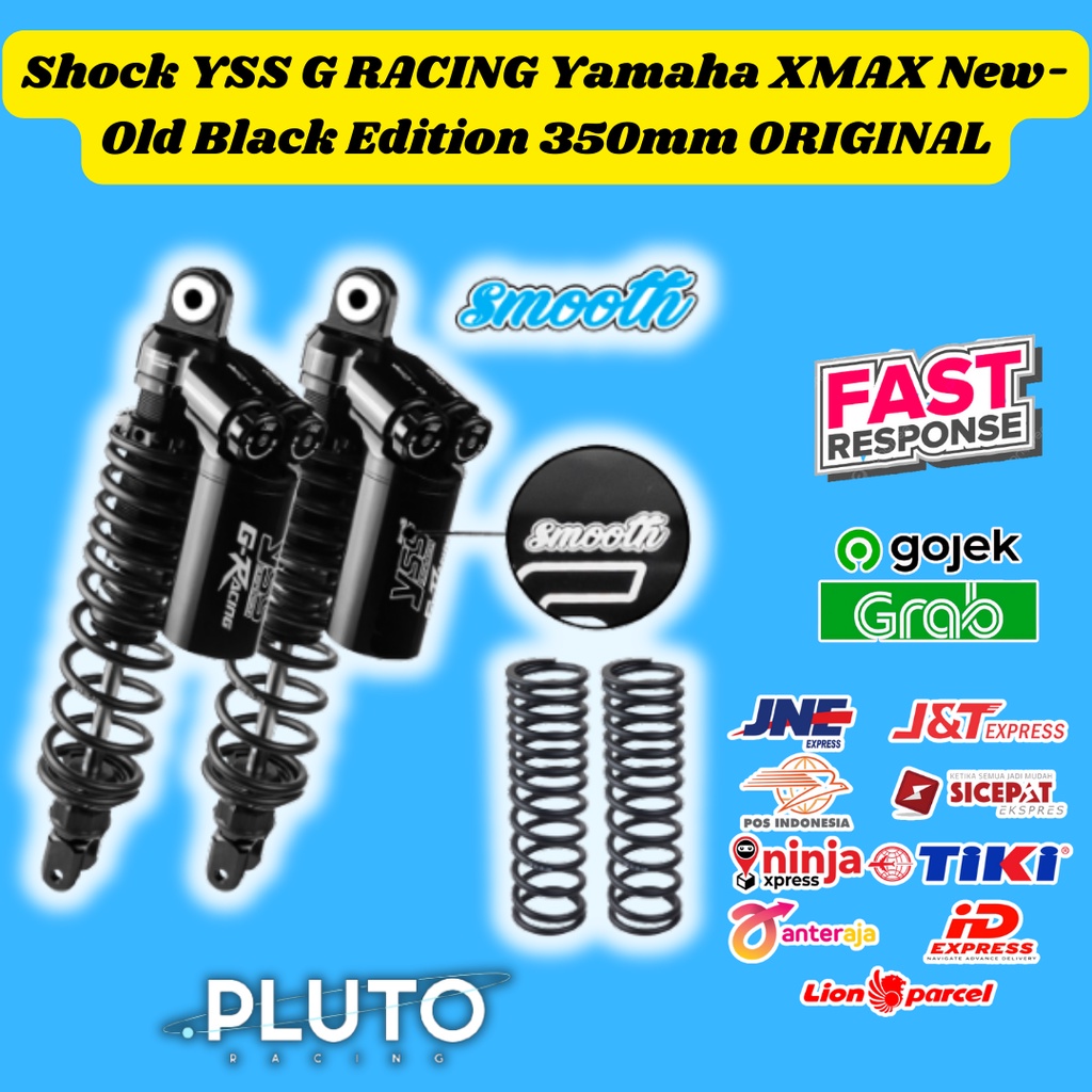 Jual Shock YSS G RACING Yamaha XMAX New-Old Black Edition 350mm ORIGINAL | Shopee Indonesia