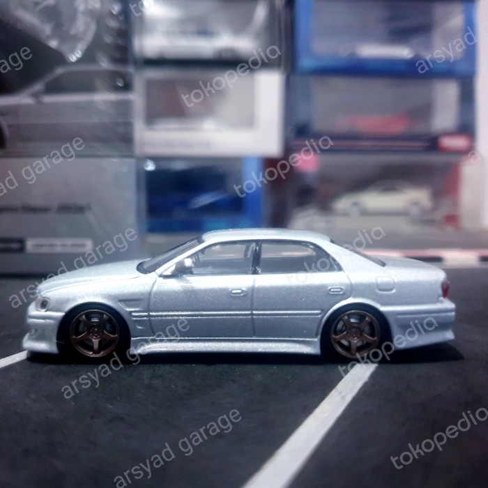 Jual Diecast Tarmac Vertex Toyota Chaser JZX100 Silver Metallic Swap ...