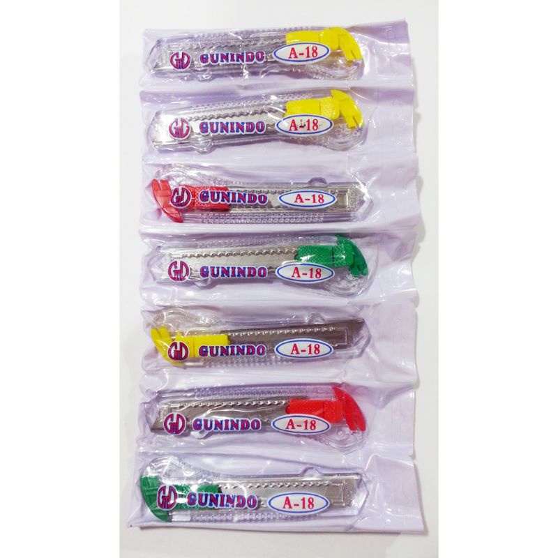 Jual Cutter Besar Gunindo rencengan A-18 ( 1lbr/12pcs ) | Shopee Indonesia
