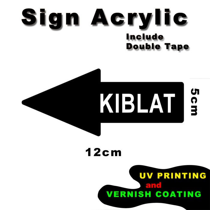 Jual Sign Board Akrilik KIBLAT UV Print Acrylic Varnish Coating SAUV10 ...