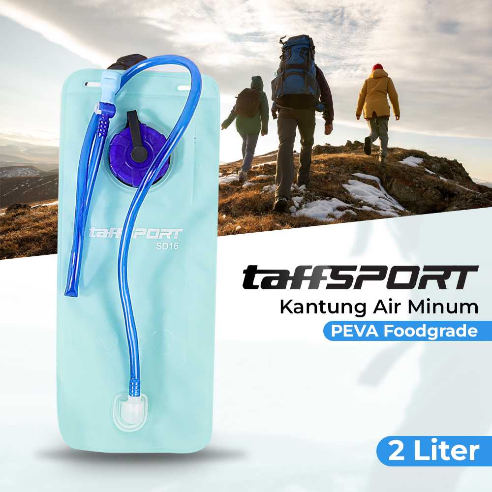Jual TaffSPORT Kantong Air Minum Water Bladder 2 Liter Hydration Pack | Shopee Indonesia
