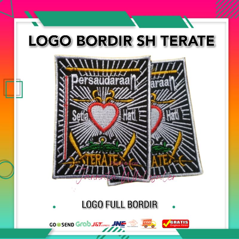 Jual Logo Bordir PSHT | Bed Warga SH Terate Bersinar | Shopee Indonesia