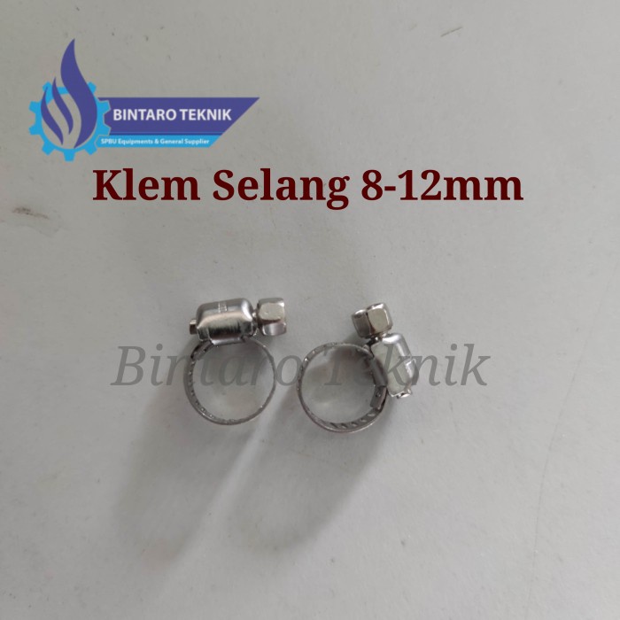 Jual ISI 10PCS Klem Clamp Selang Rotak Rotax Pertamini Pom Mini 8-12mm ...