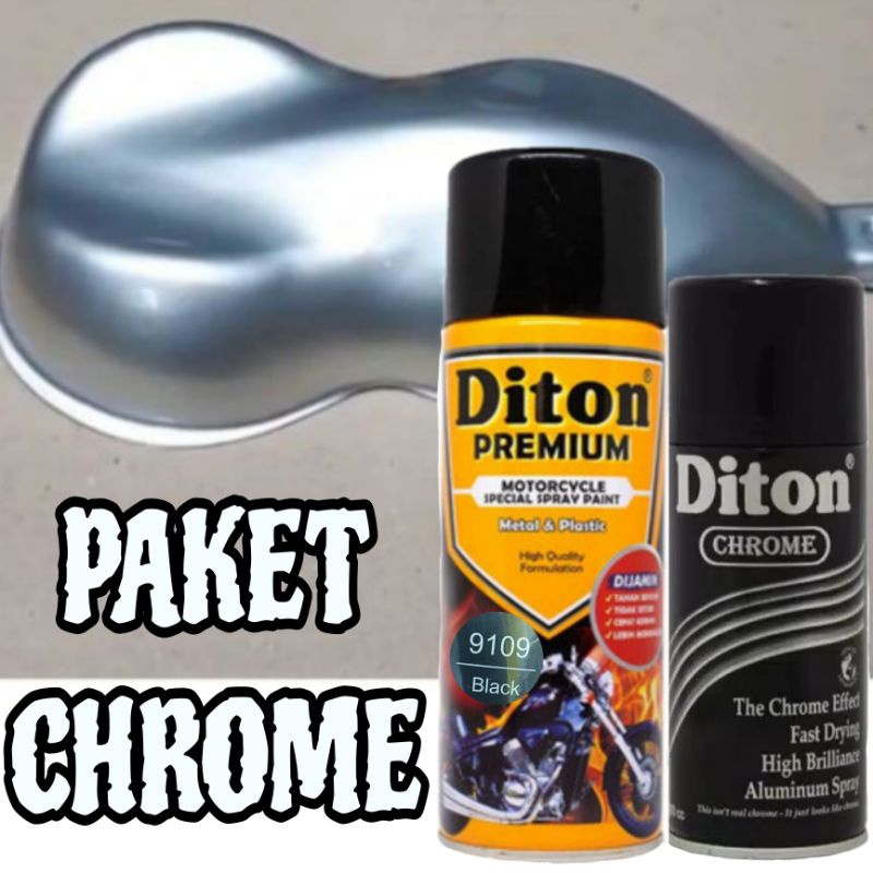 Jual PAKET LENGKAP CHROME chrome pilox pilox cat pilox diton premium ...