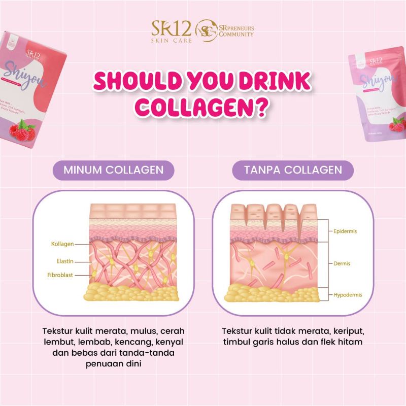 Jual SHIYOU COLLAGEN SR12 / MINUMAN KOLAGEN PEMUTIH KULIT / COLLAGEN DRINK | Shopee Indonesia