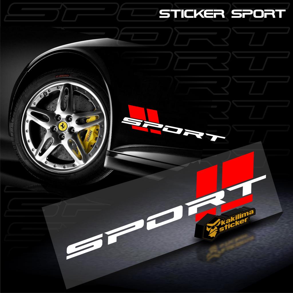 Jual Sticker Mobil Sport. Sticker Sport. Sticker pintu mobil. Sticker ...
