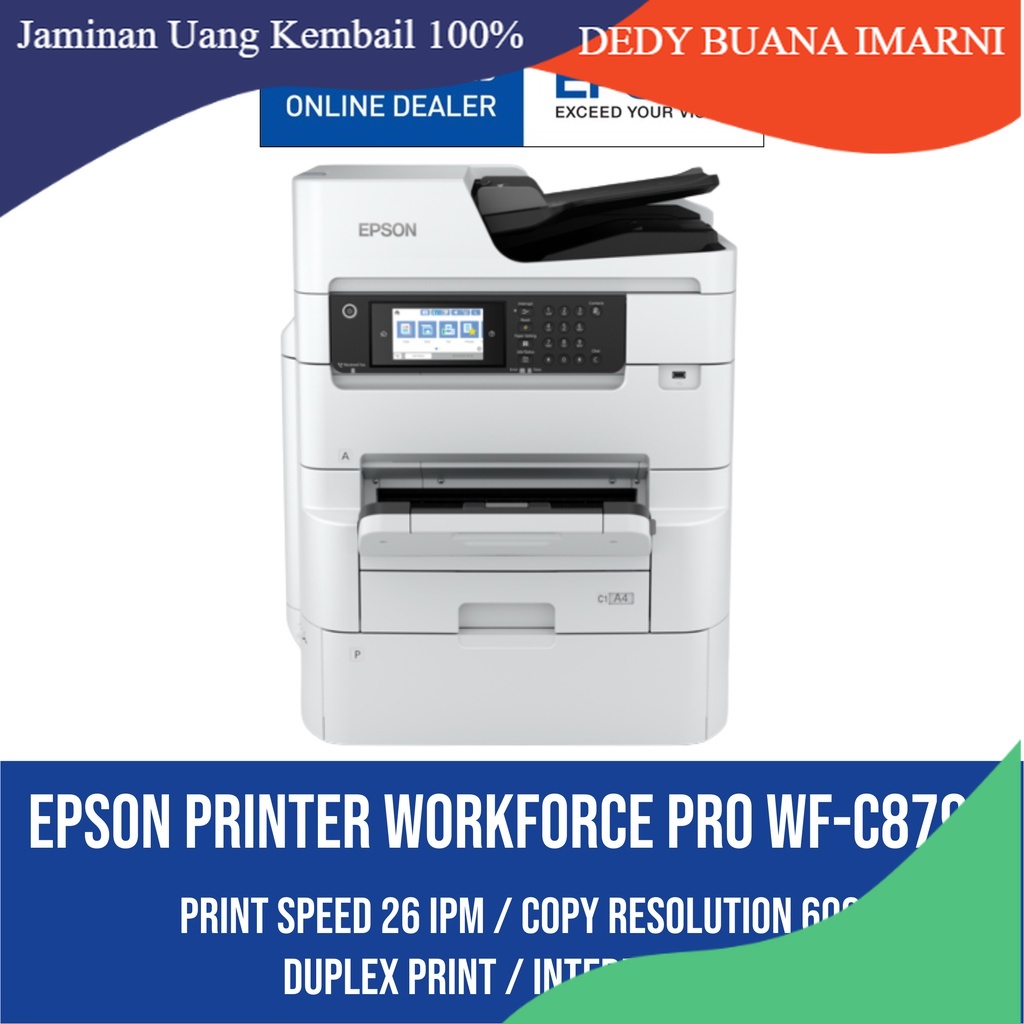 Jual Epson WorkForce Pro WF-C879R A3 Colour Multifunction Printer | Shopee Indonesia