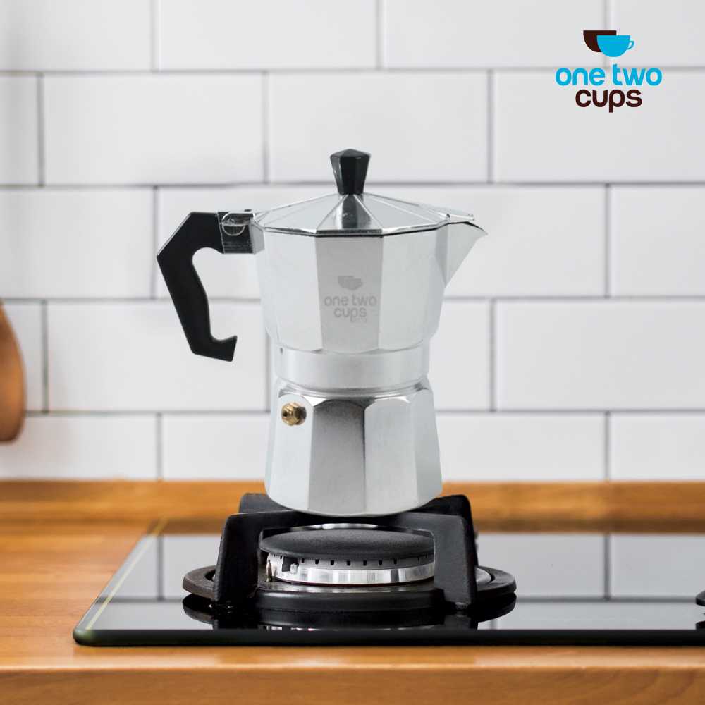 Jual Teko Kopi Espresso Moka Pot Espresso Maker Aluminium 2/3/6 Cups ...