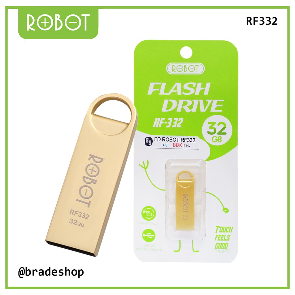 Jual Flashdisk ROBOT 32GB 16GB 8GB 4GB RF332 RF316 RF308 RF304 | Shopee ...