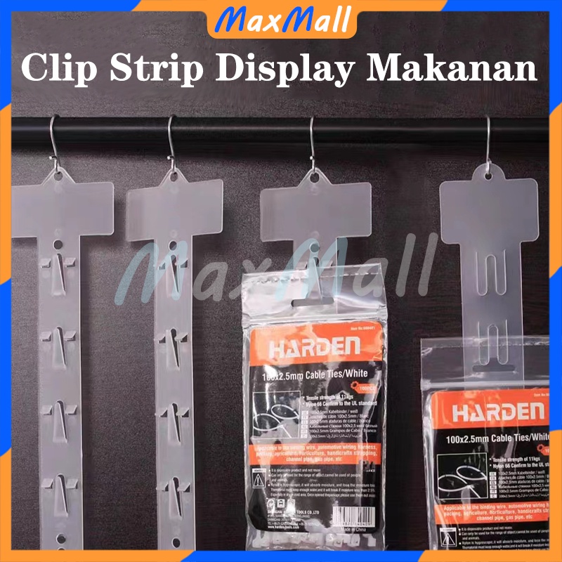 Jual Strip Klip Produk Hanger strip Gantungan Gantungan Makanan ...