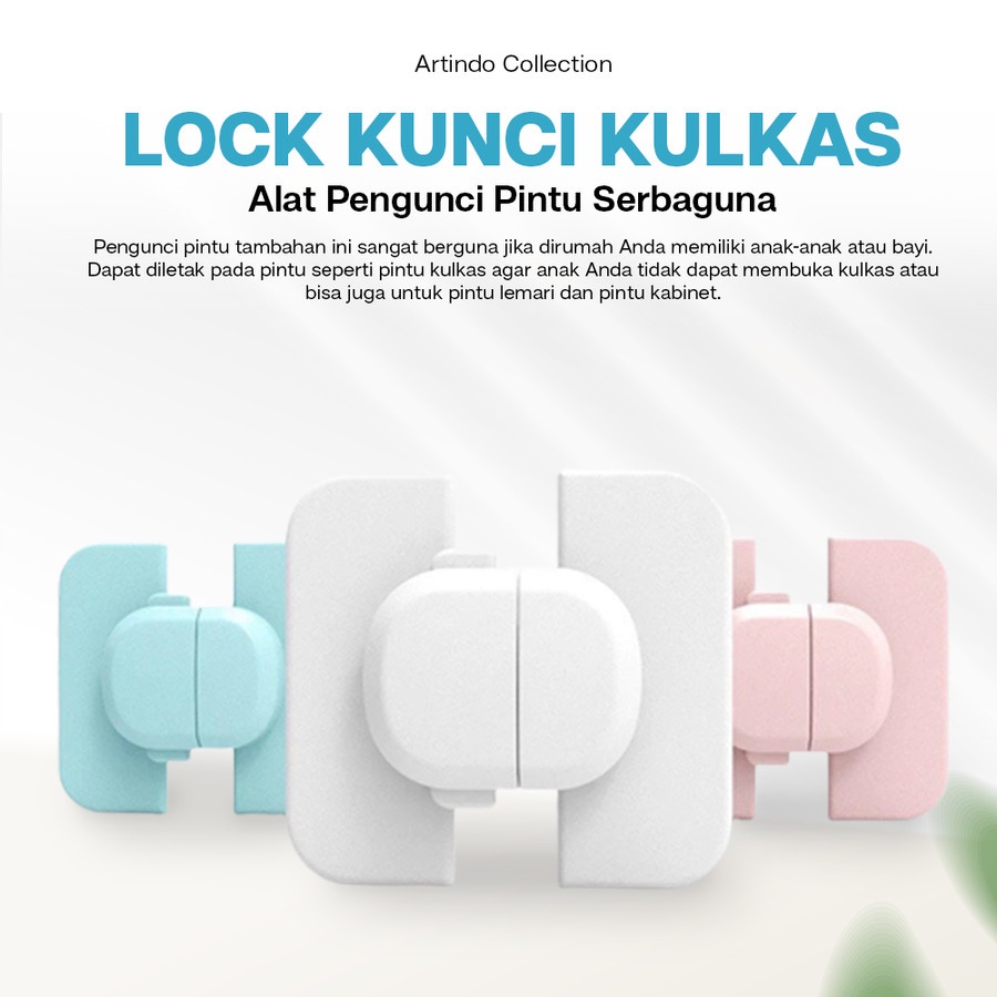 Jual K322 K322 Pengunci Kulkas Safety Lock Kunci Kulkas Kunci Pengaman Lemari Pintu Kulkas ...