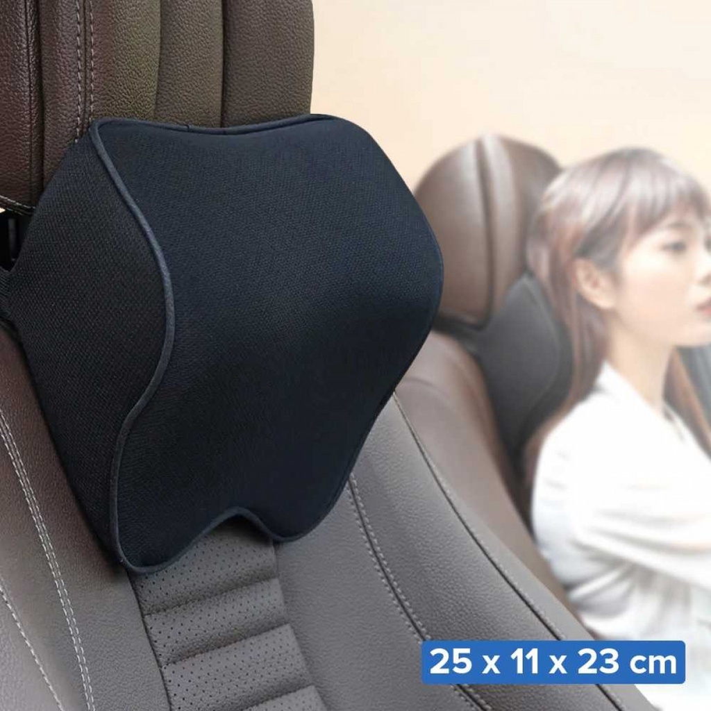 Jual Bantal Leher Kursi Mobil Ergonomis Headrest - CT5 | Shopee Indonesia