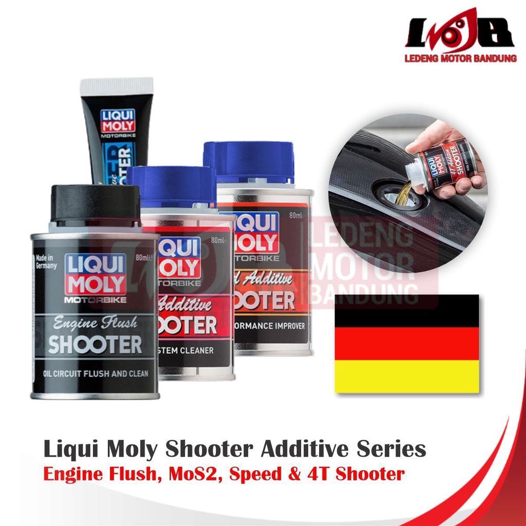 Jual Liqui Moly MoS2 Speed Additive Shooter 4T Engine Flush Clean Motorbike Oil | Shopee Indonesia