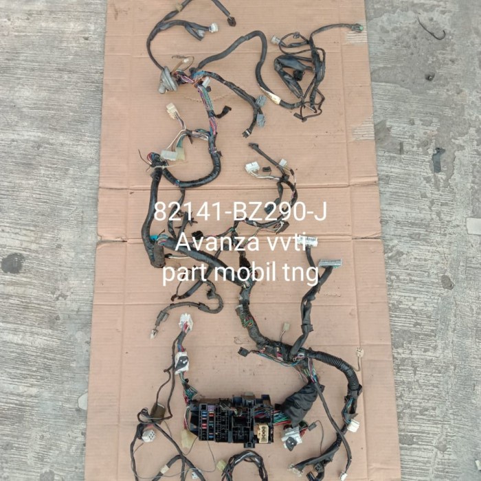 Jual Wearing Wiring Kabel Body Toyota Avanza VVTI 82141-BZ290 BAGIAN ...